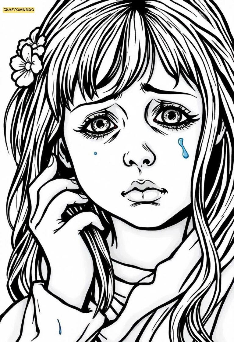 43 Coloring Pages Of Women and Girls - CraftoMundo