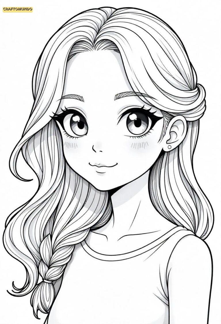 43 Coloring Pages Of Women and Girls - CraftoMundo