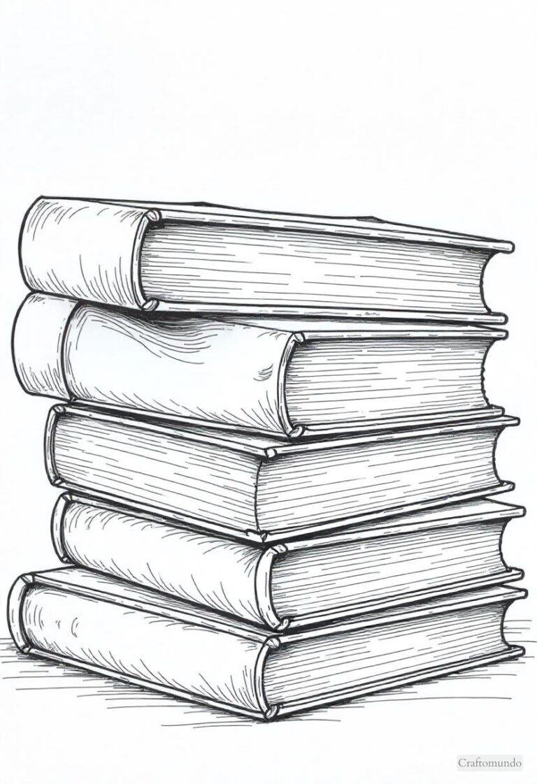 21 Book Coloring Pages - CraftoMundo