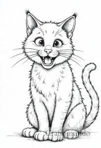 44 Cat Coloring Pages - CraftoMundo
