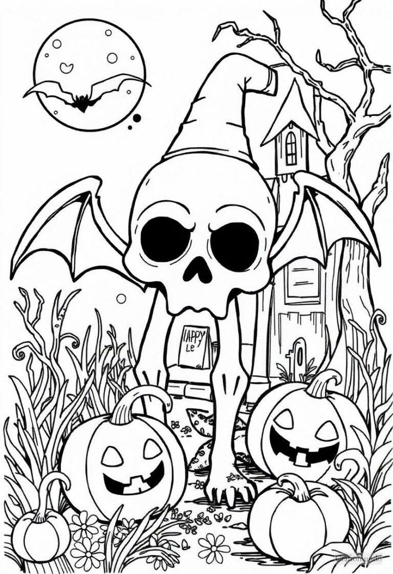 36 Halloween Coloring Pages - CraftoMundo