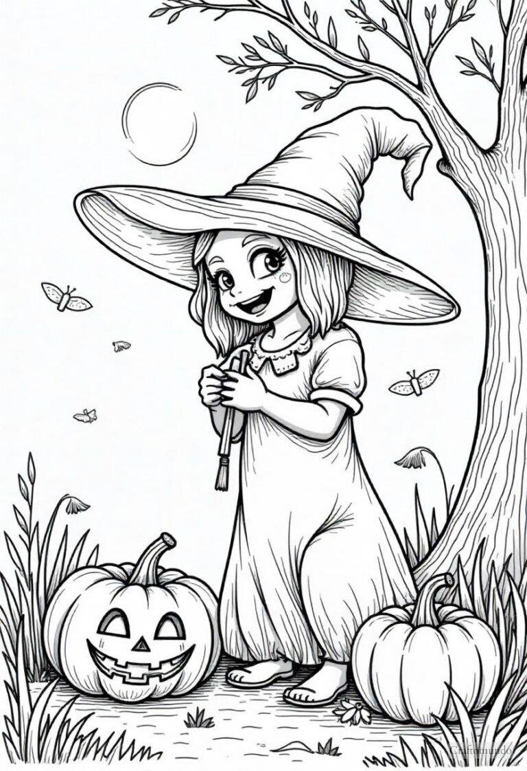 36 Halloween Coloring Pages - CraftoMundo