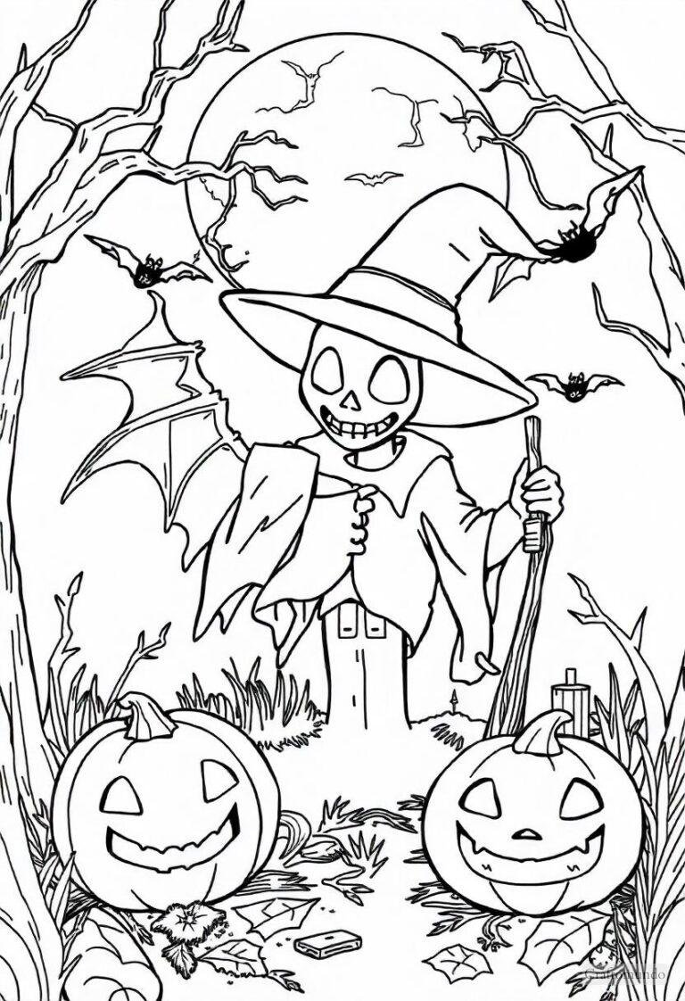 36 Halloween Coloring Pages - CraftoMundo