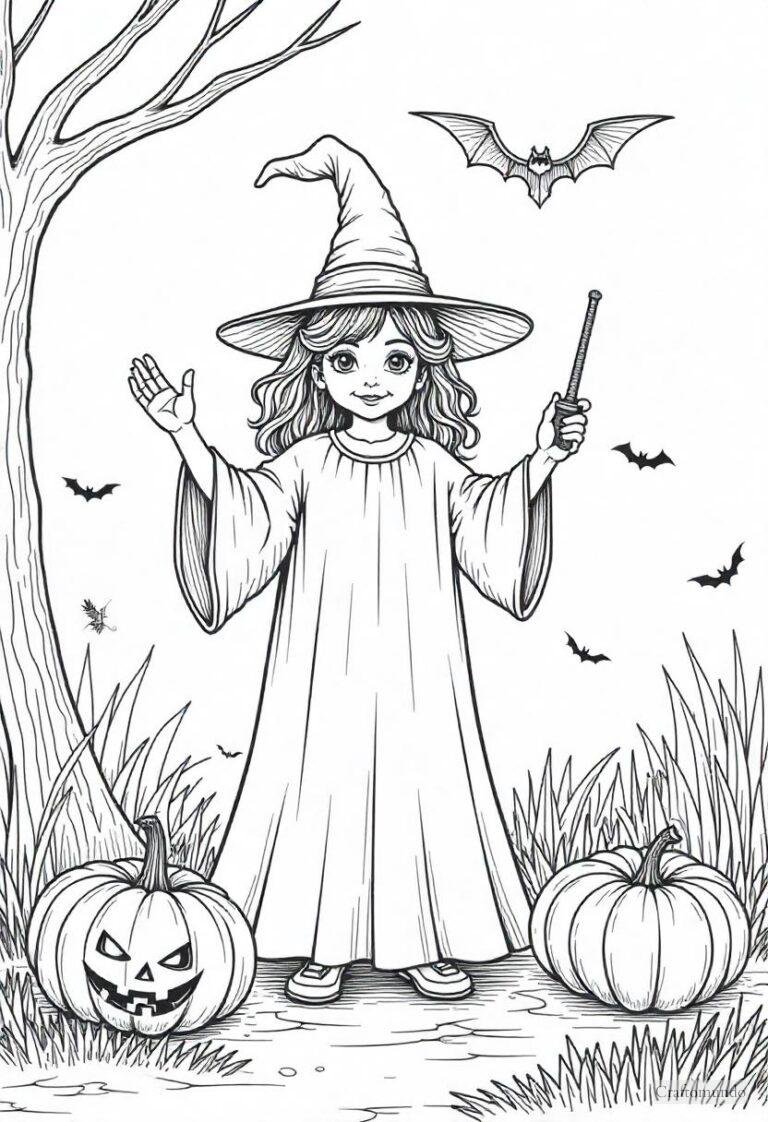 36 Halloween Coloring Pages - CraftoMundo