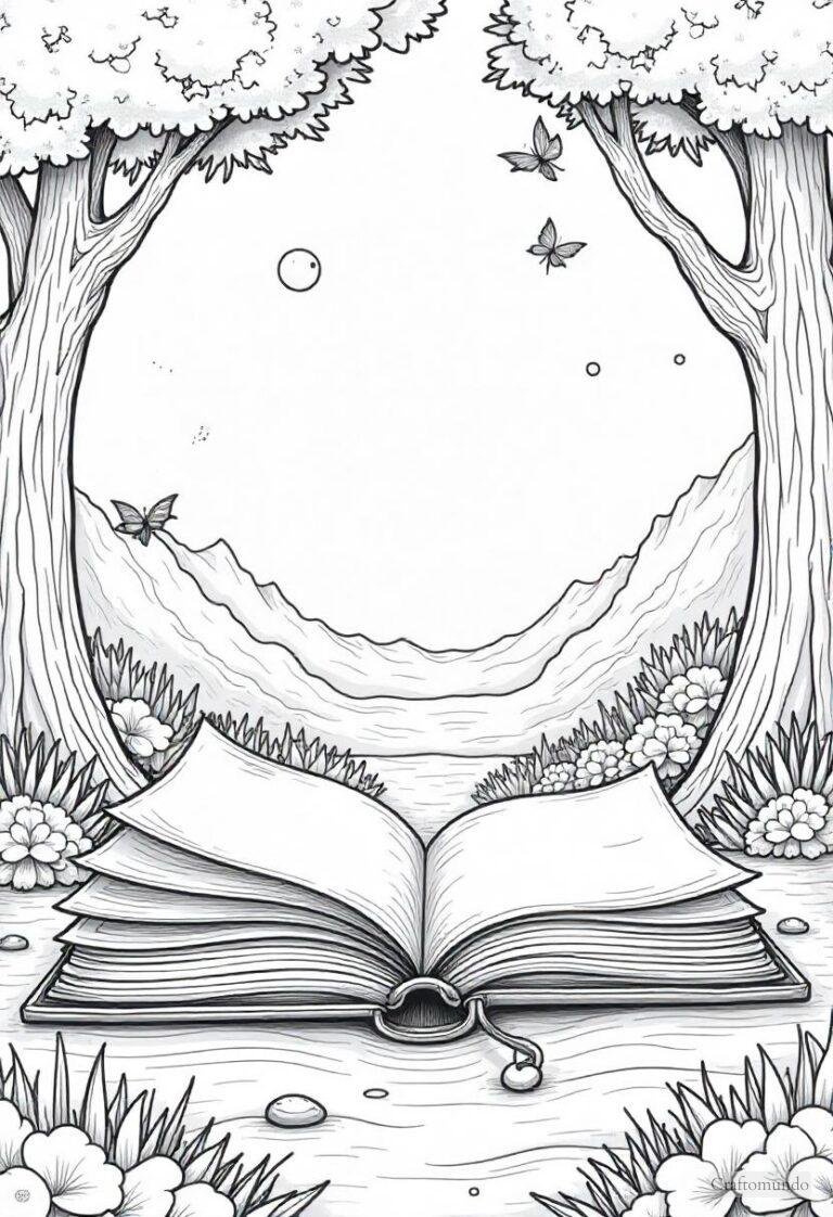 21 Book Coloring Pages - CraftoMundo