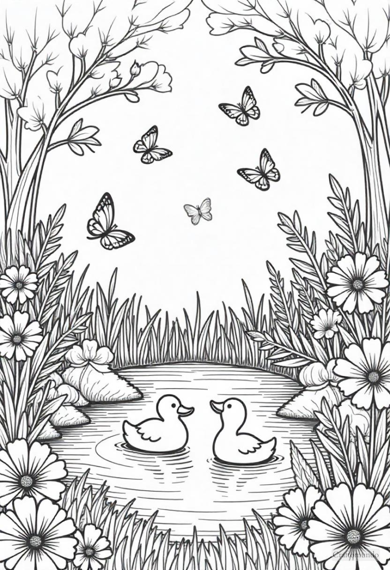 43 Summer-Themed Coloring Pages - CraftoMundo
