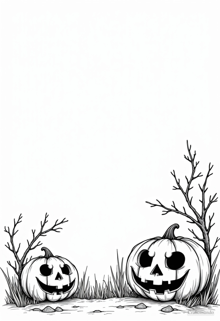 36 Halloween Coloring Pages - CraftoMundo