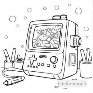 60 Y2K Coloring Pages - CraftoMundo