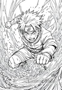 50 Anime Coloring Pages - CraftoMundo