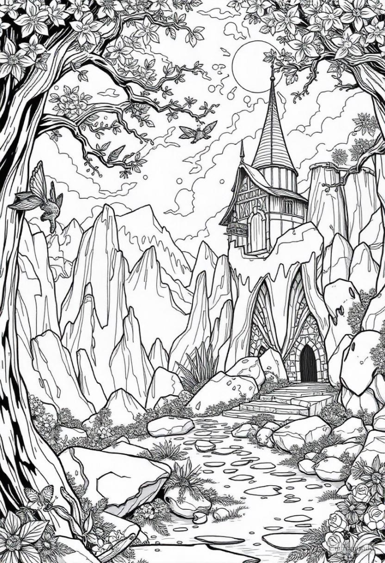 50 Manga Coloring Pages - CraftoMundo