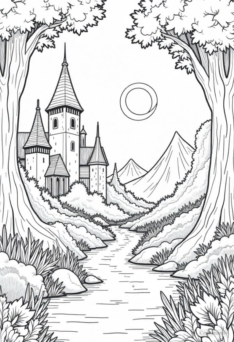 50 Manga Coloring Pages - CraftoMundo