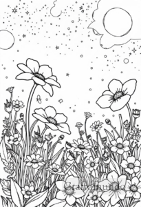 70 Flower Coloring Pages - CraftoMundo
