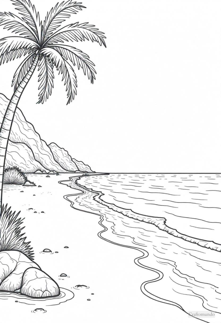 48 Simple and Easy Coloring Pages - CraftoMundo