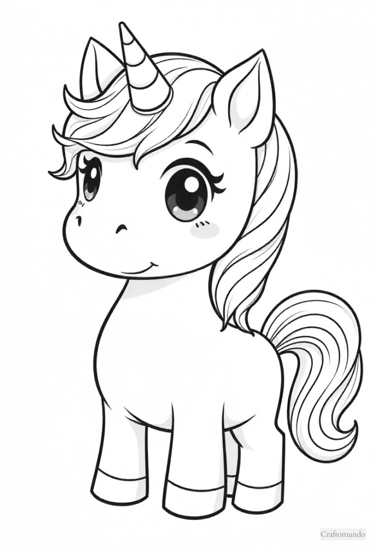 50 Chibi Coloring Pages - CraftoMundo