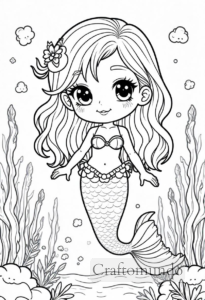 50 Chibi Coloring Pages - CraftoMundo