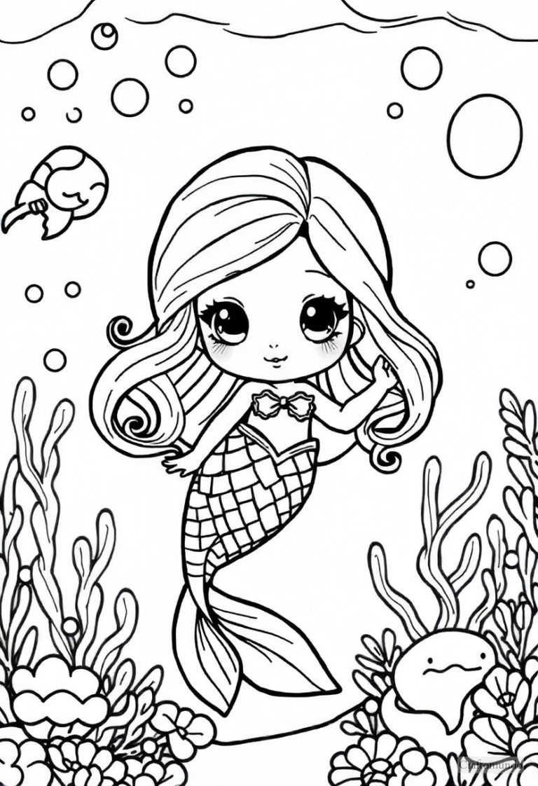 50 Chibi Coloring Pages - CraftoMundo
