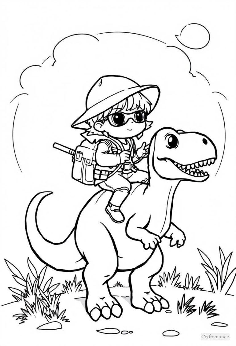 50 Chibi Coloring Pages - CraftoMundo