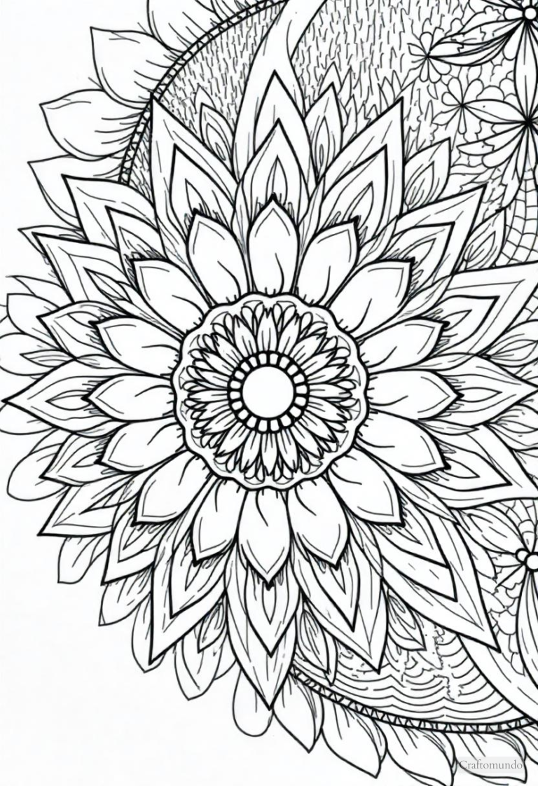 50 Coloring Pages For Adults - CraftoMundo