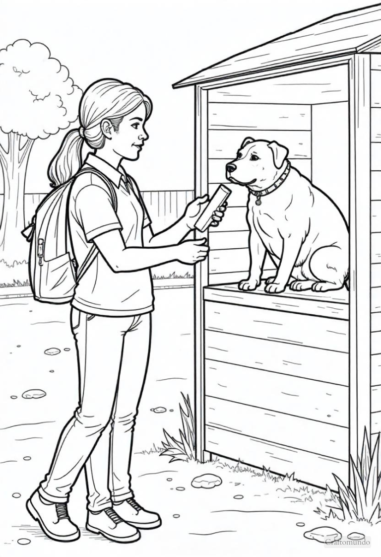 30 Coloring Pages of People Helping Others - CraftoMundo
