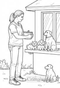 30 Coloring Pages of People Helping Others - CraftoMundo