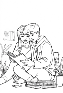 30 Coloring Pages of People Helping Others - CraftoMundo