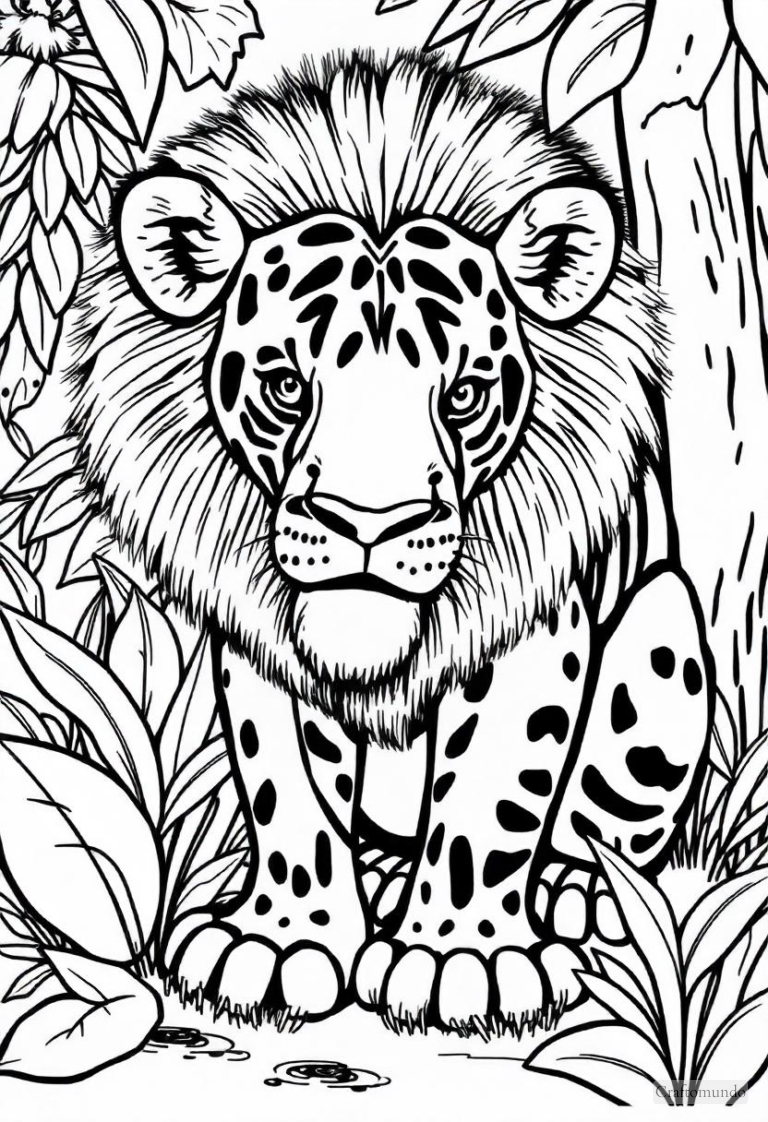 40 Animal Coloring Pages - CraftoMundo
