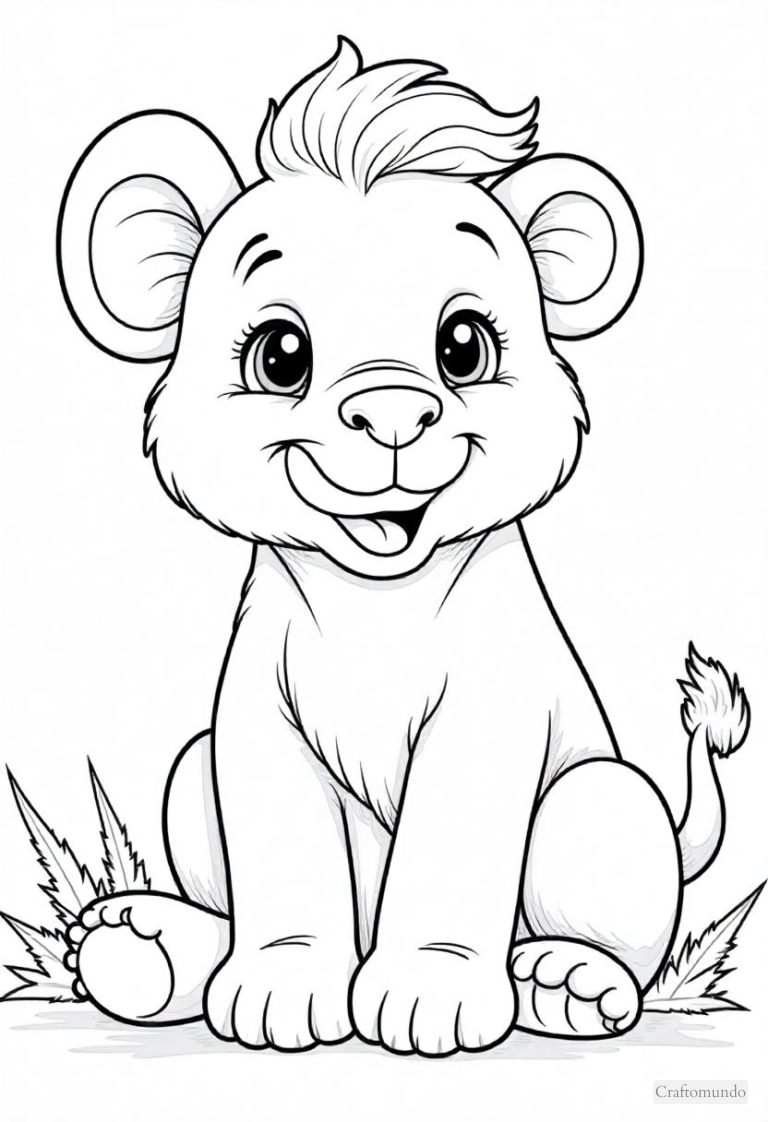 40 Animal Coloring Pages - CraftoMundo