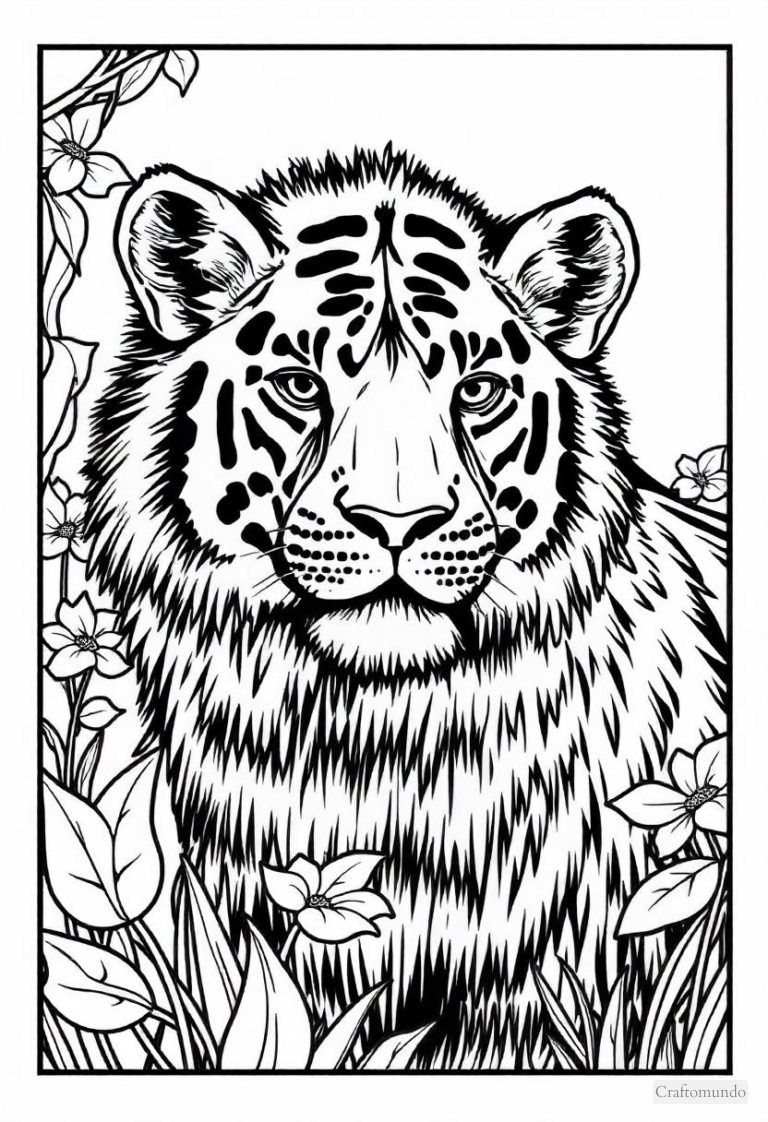 40 Animal Coloring Pages - CraftoMundo