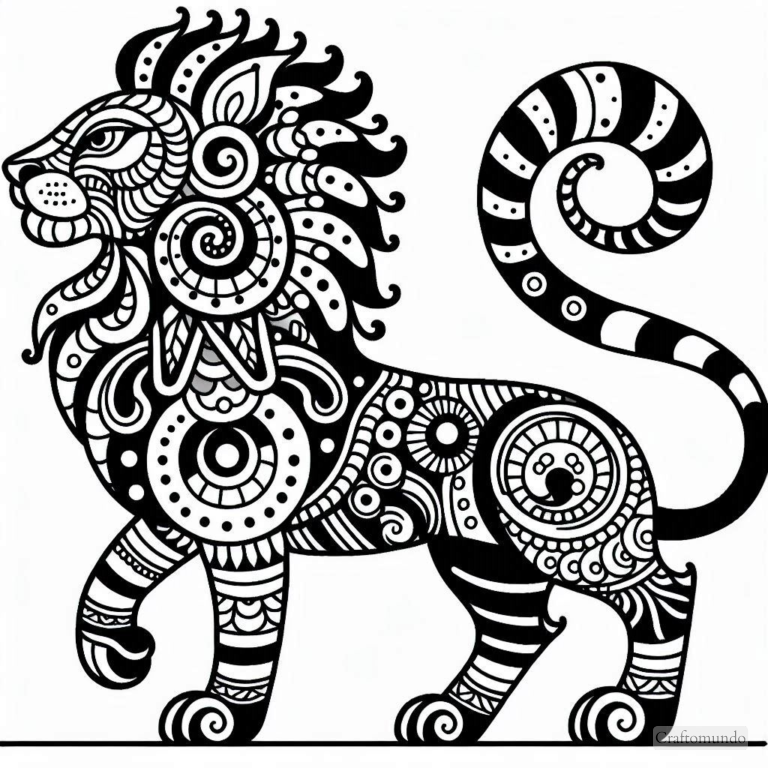 40 Animal Coloring Pages - CraftoMundo
