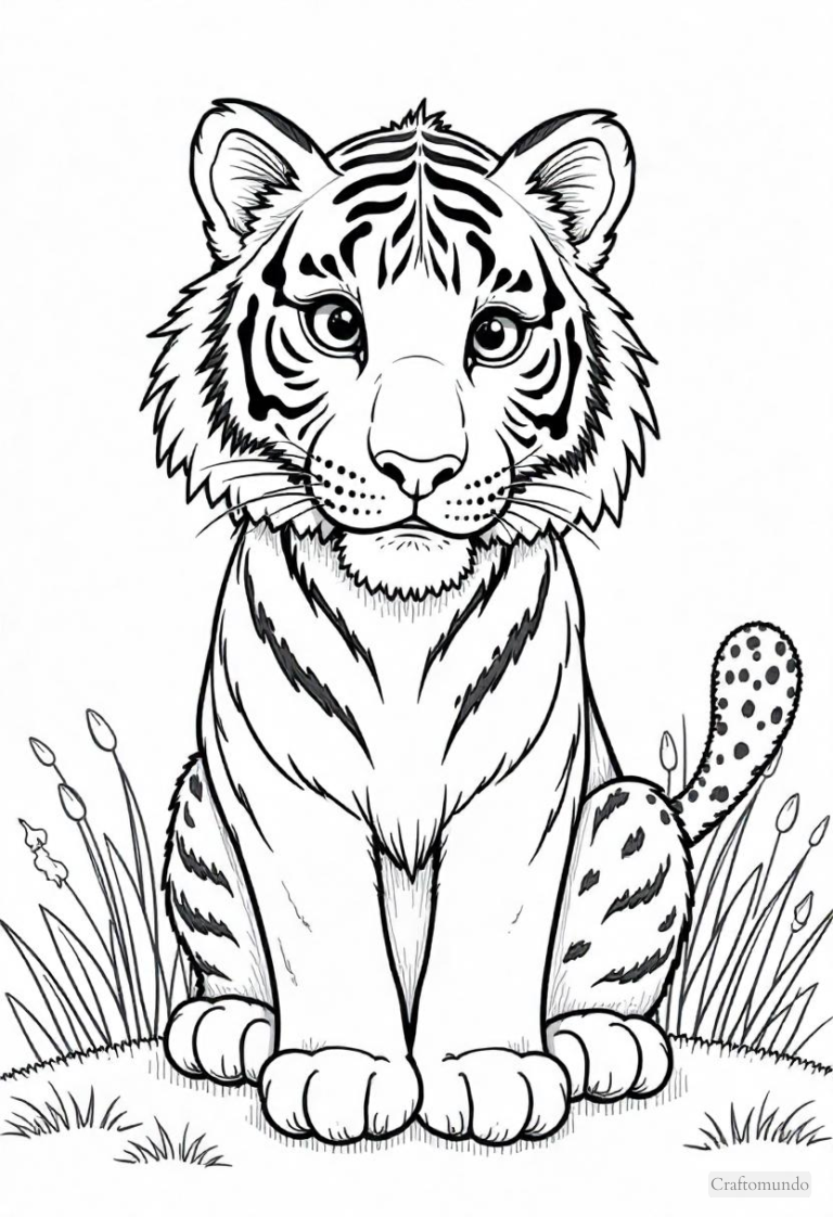 40 Animal Coloring Pages - CraftoMundo