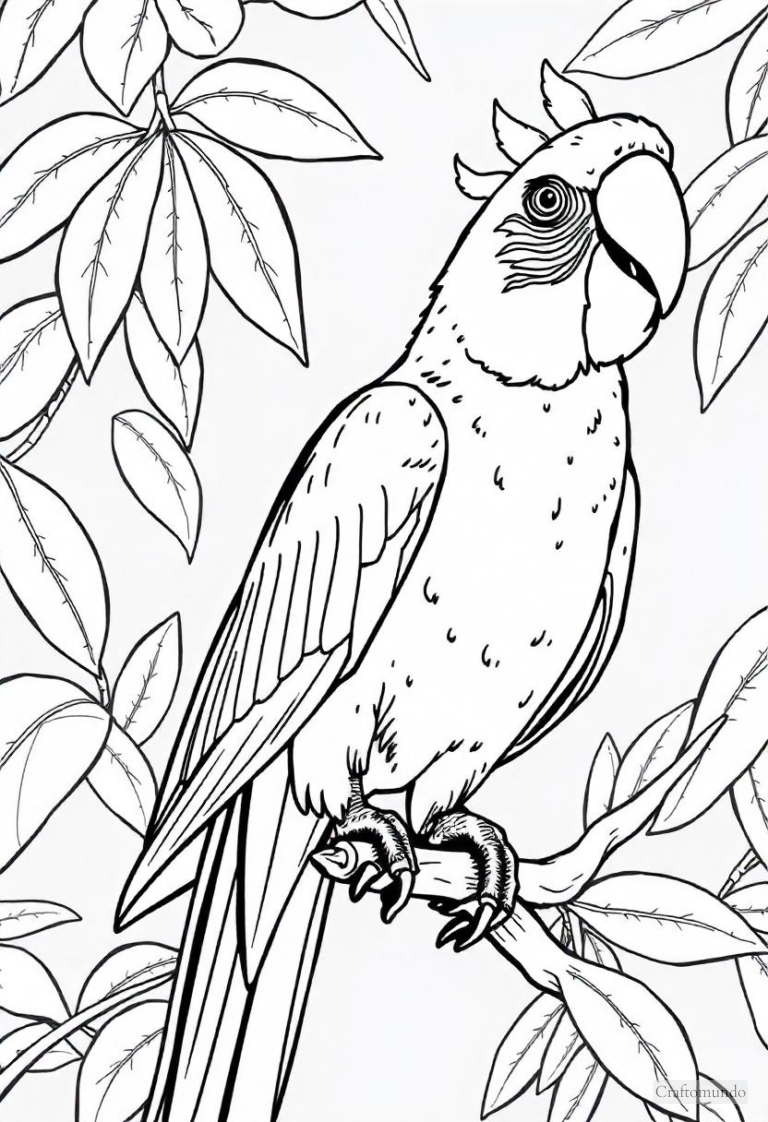 40 Animal Coloring Pages - CraftoMundo