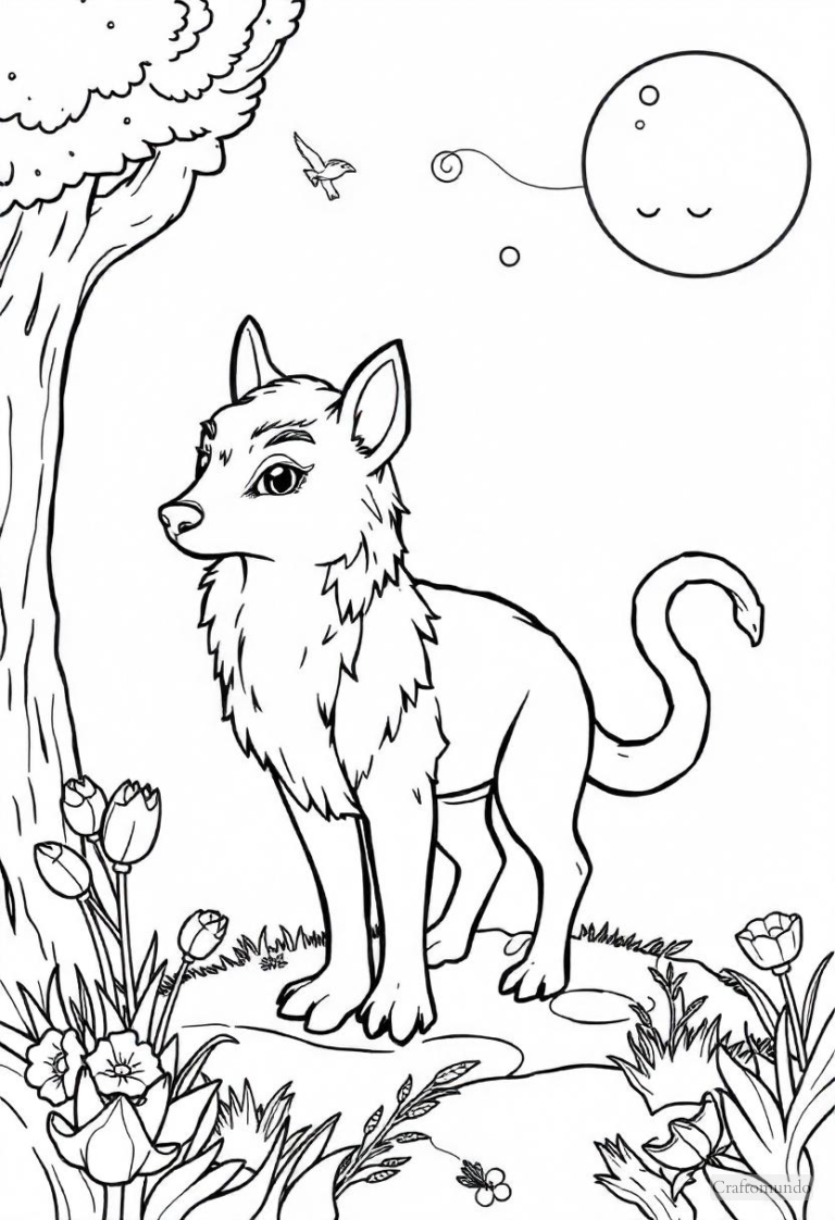 40 Animal Coloring Pages - CraftoMundo