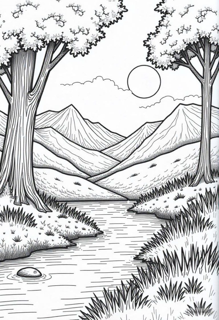 25 Coloring Pages with Lots of Detail - CraftoMundo