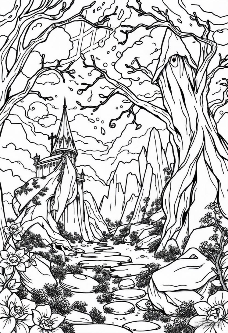 25 Coloring Pages with Lots of Detail - CraftoMundo