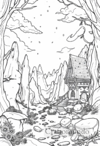 25 Coloring Pages with Lots of Detail - CraftoMundo