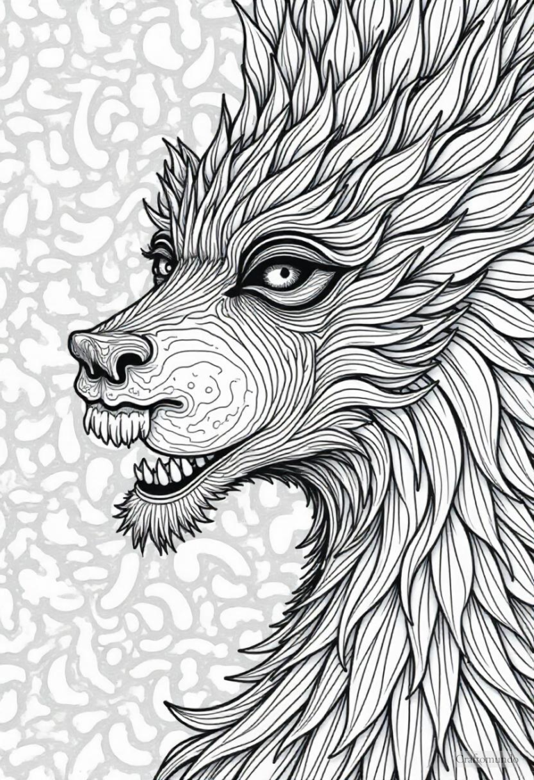 25 Coloring Pages with Lots of Detail - CraftoMundo