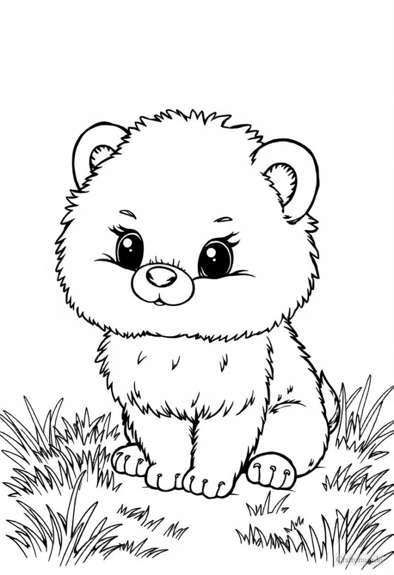 50 Cute Coloring Pages - CraftoMundo